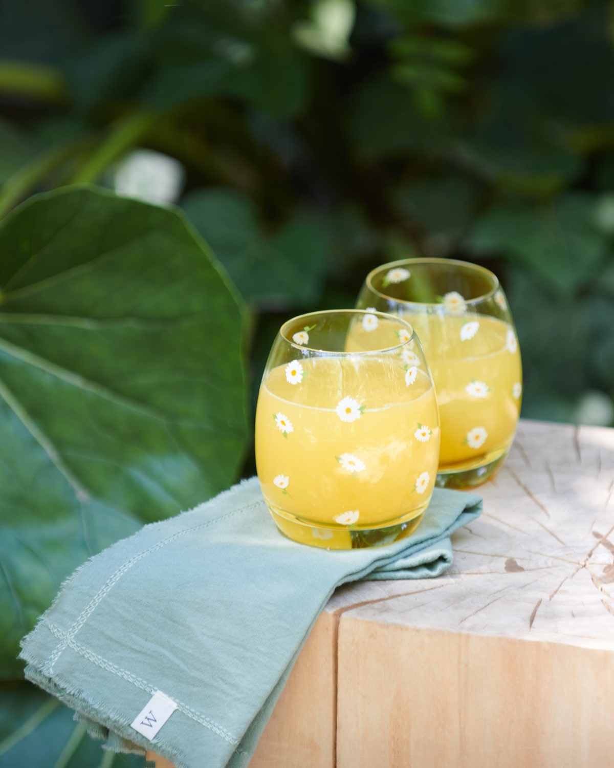 VASO DAISY FLOWER, vaso de vidrio con estampa de flores, capacidad ...